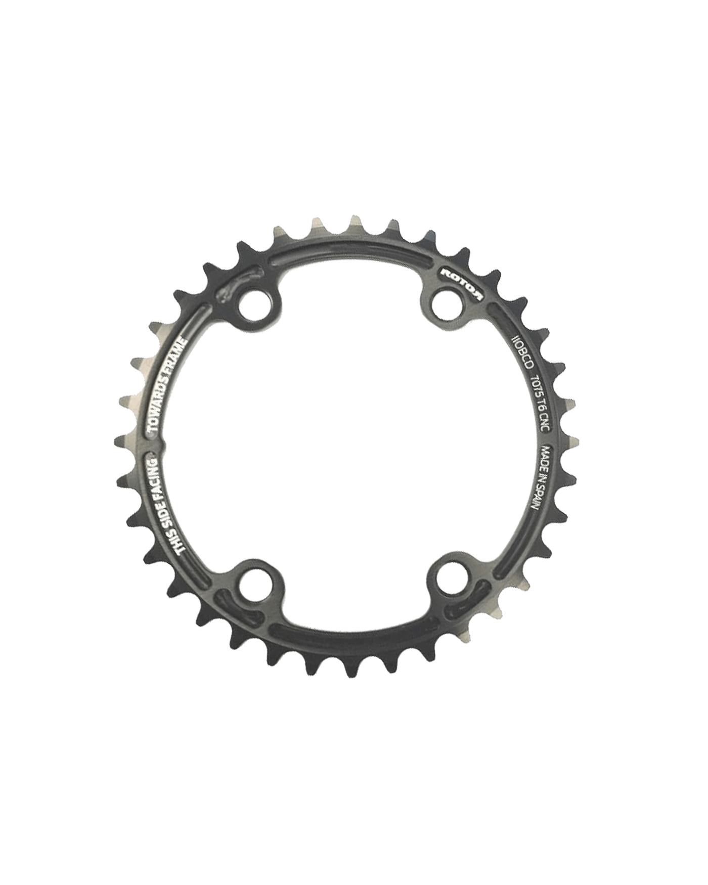 Rotor Round Rings 2-speed 110mm 4-Hole 34T Inner Chainring | CANYON CN